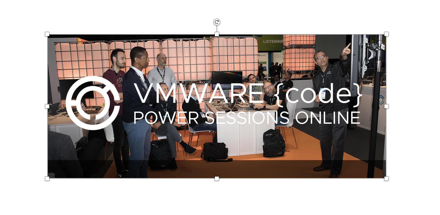 VMware {code} May 2021 Power Sessions - VMware {code}