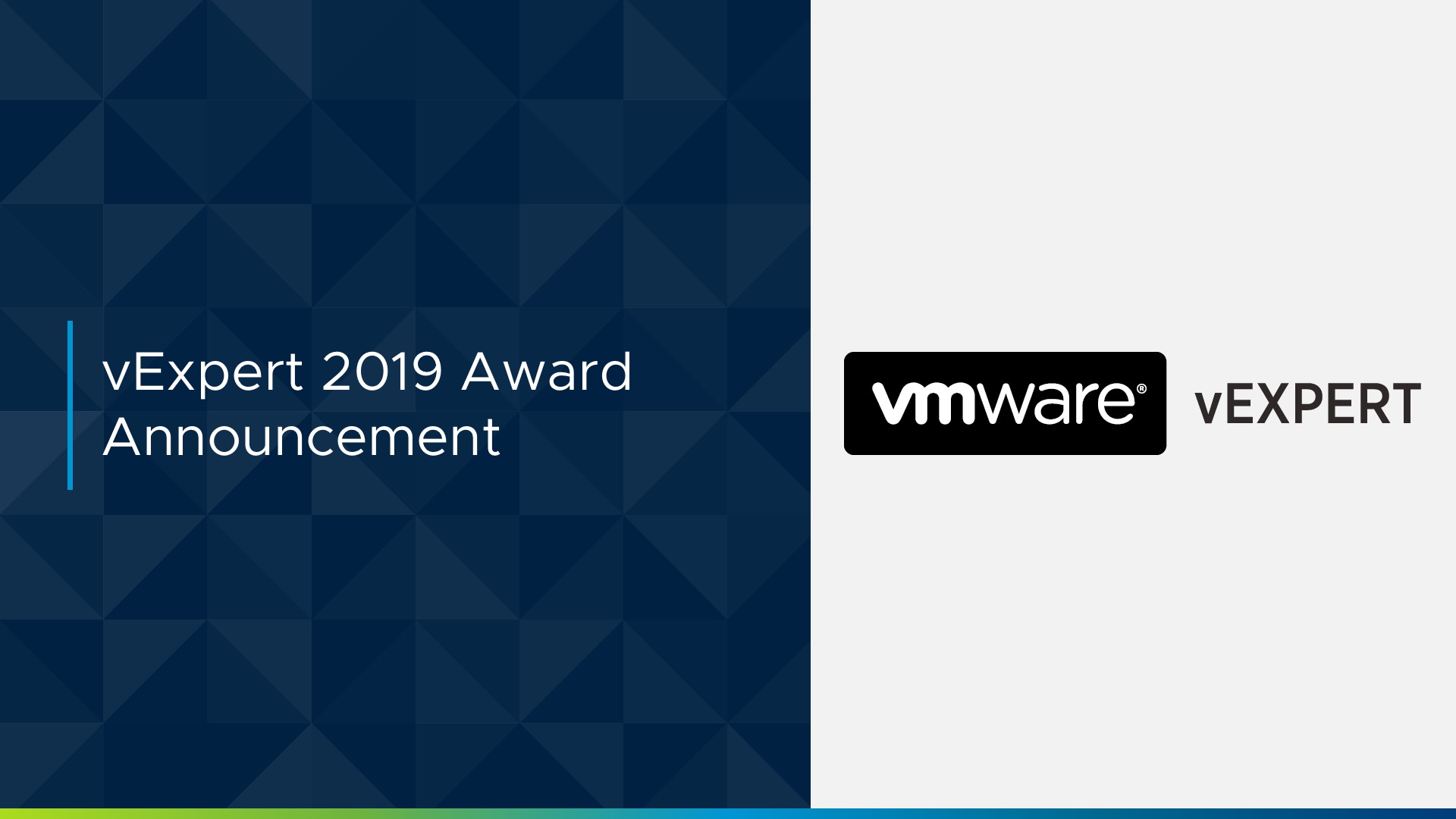 vExpert 2019 Award Announcement - VMware vExpert Blog