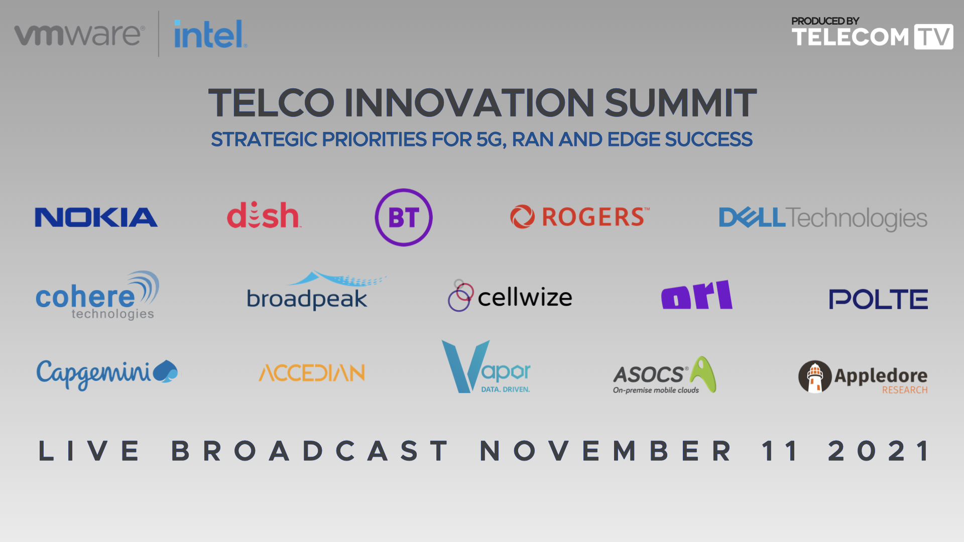Telco Innovation Summit: The Open Ecosystem Gathers to Review 5G ...