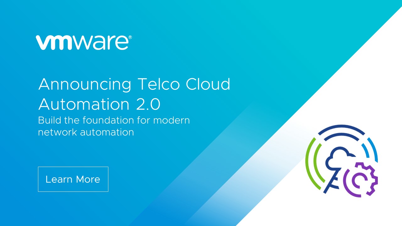 Introducing Telco Cloud Automation 2.0 – What’s New? - VMware Telco ...