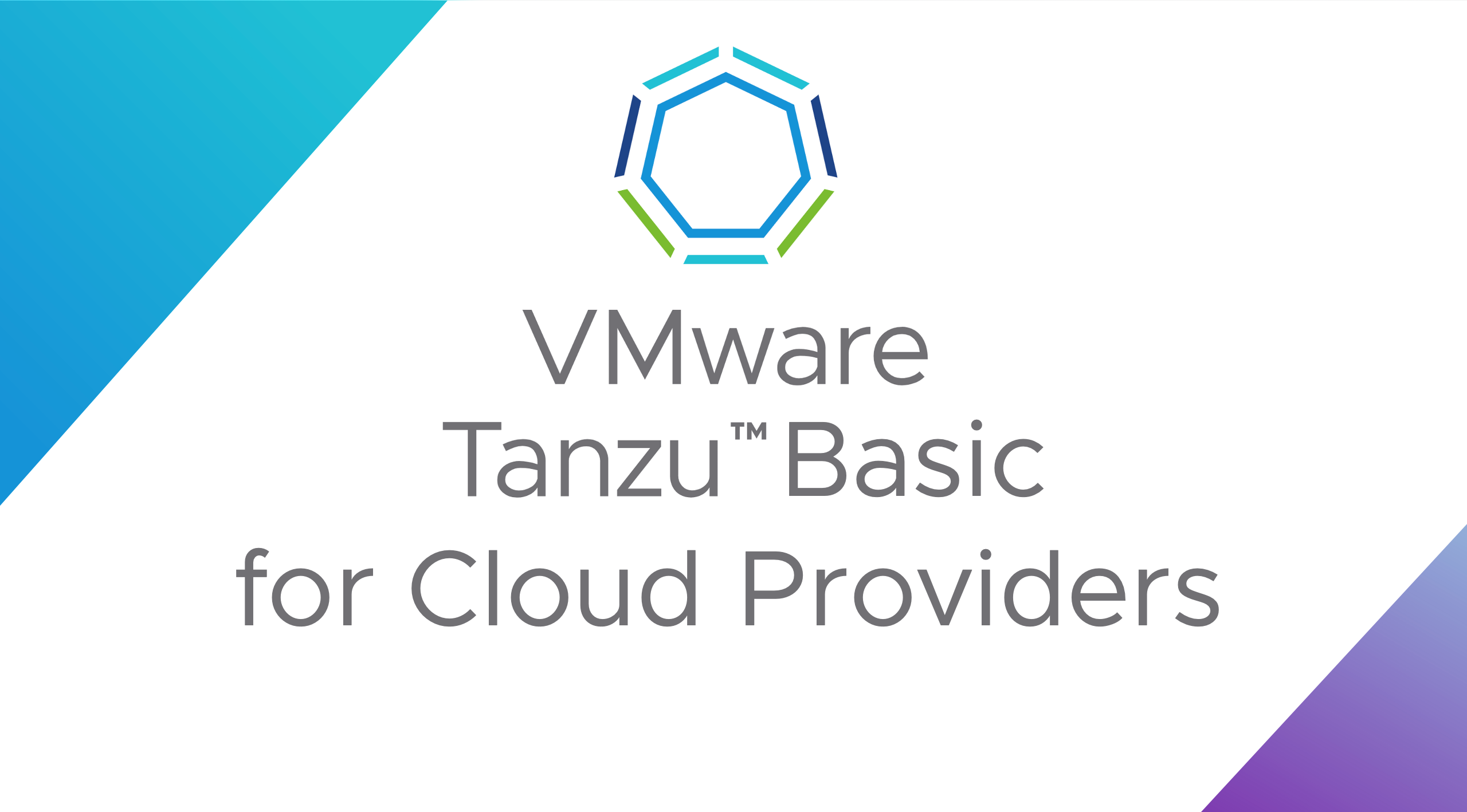 Tanzu Basic for Cloud Provider Partners