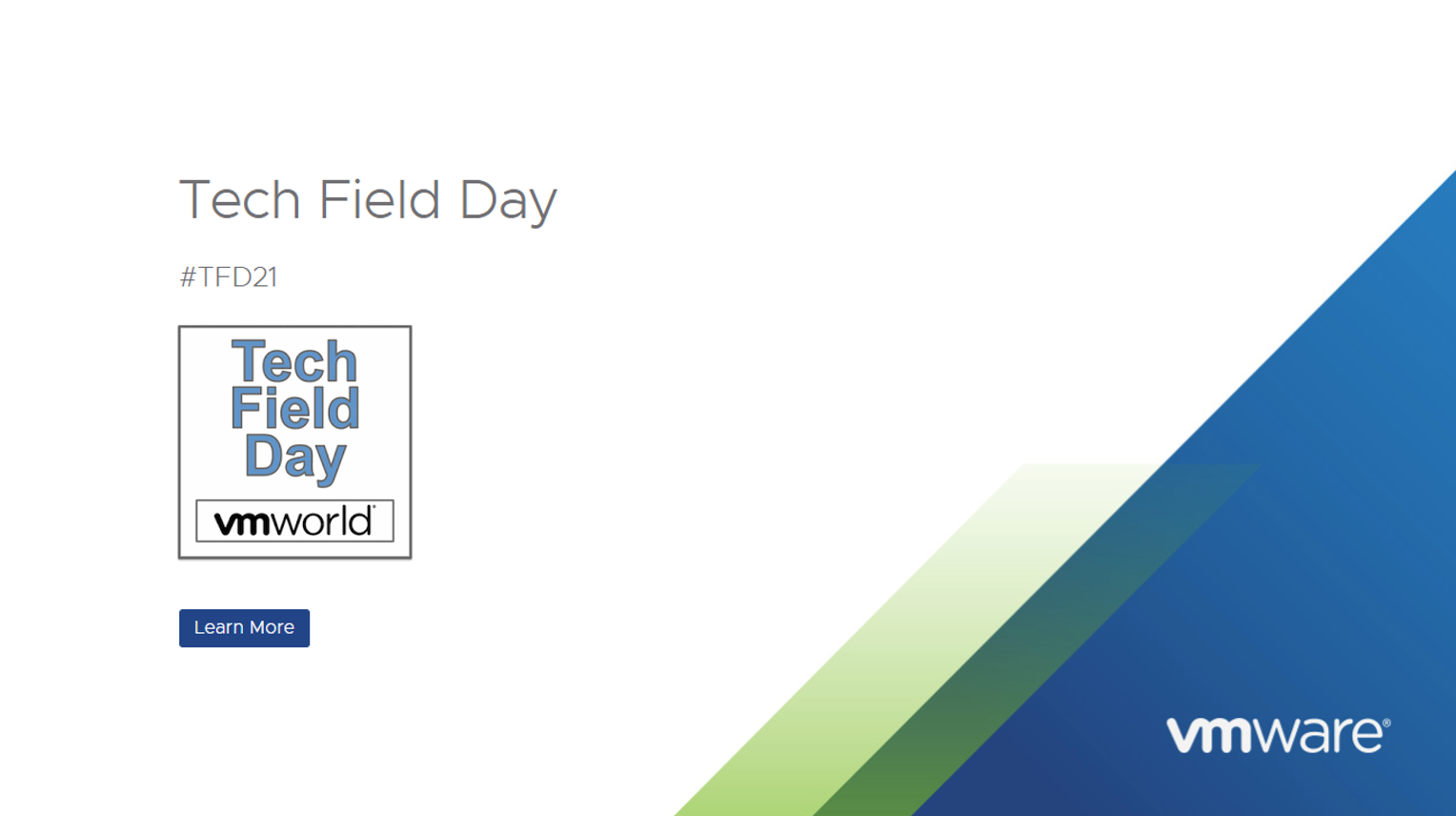 Tech Field Day #TFD21 - Network and Security Virtualization - VMware