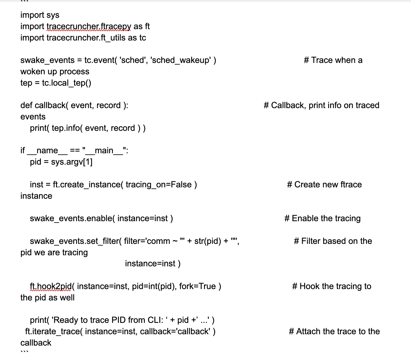 Reconsidering How and What We Trace